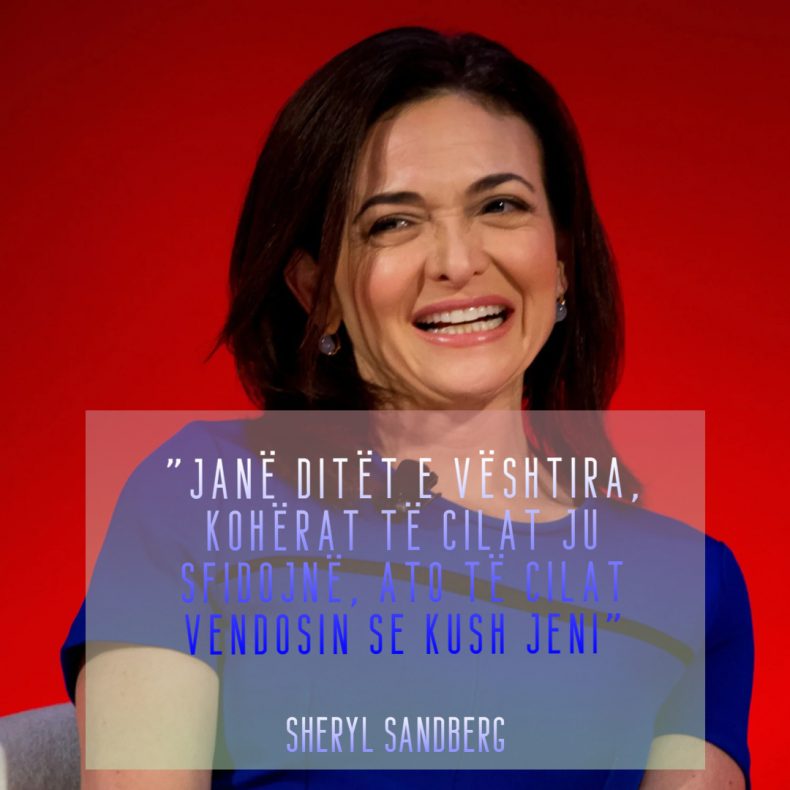 10 thënie motivuese nga Sheryl Sandberg – Ekonomia Online