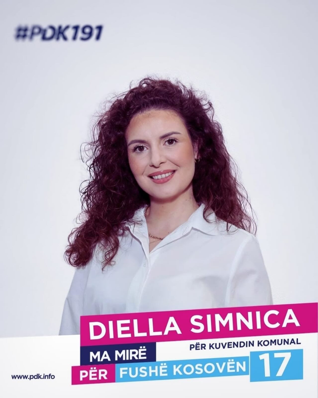 Diella Simnica-PDK: Ju falënderoj për këtë përkrahje të madhe – e kjo ...